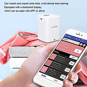 Color Difference Meter, QC Detection Chromatographic Instrument Electronic Color Cards Multiple Equations Multi Color Measurement for Textile Industry