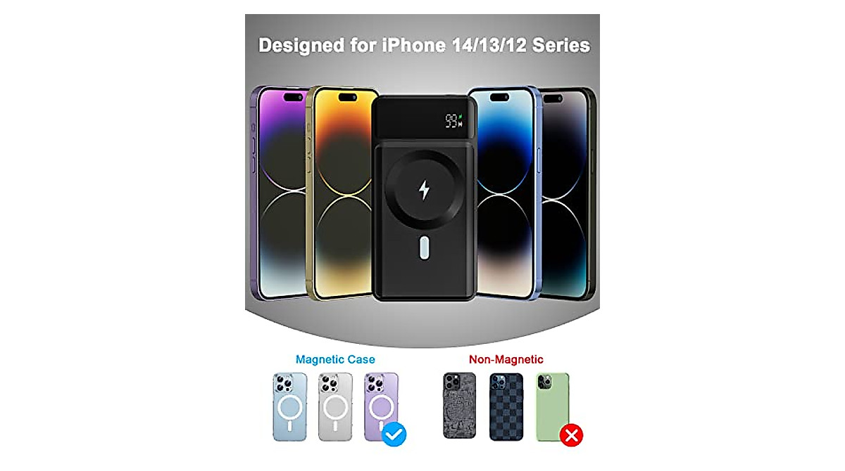 FEEL VOX Magnetic Wireless Power Bank - Fast Charging & Stand