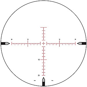 NIGHTFORCE NXS 5.5-22x50mm F2 30mm Tube Durable Precise Accurate Black Gun Scope - ZeroStop Parallax Adjustable Second Focal Plane Shooting Scope, Moar - 20 MOA Reticle (C433)