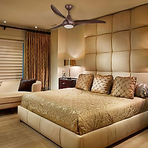 Minka-Aire F844-DK Light Wave 52" Ceiling Fan, Distressed Koa with Additional Remote Control
