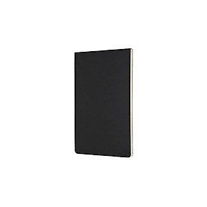Moleskine PRO Pad, Soft Cover, Large (5" x 8.25") Ruled/Lined, Black, 96 Pages