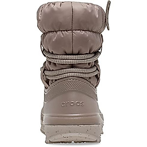 Crocs Women's Classic Neo Puff Luxe Winter Boots Snow, Mushroom, Numeric_10