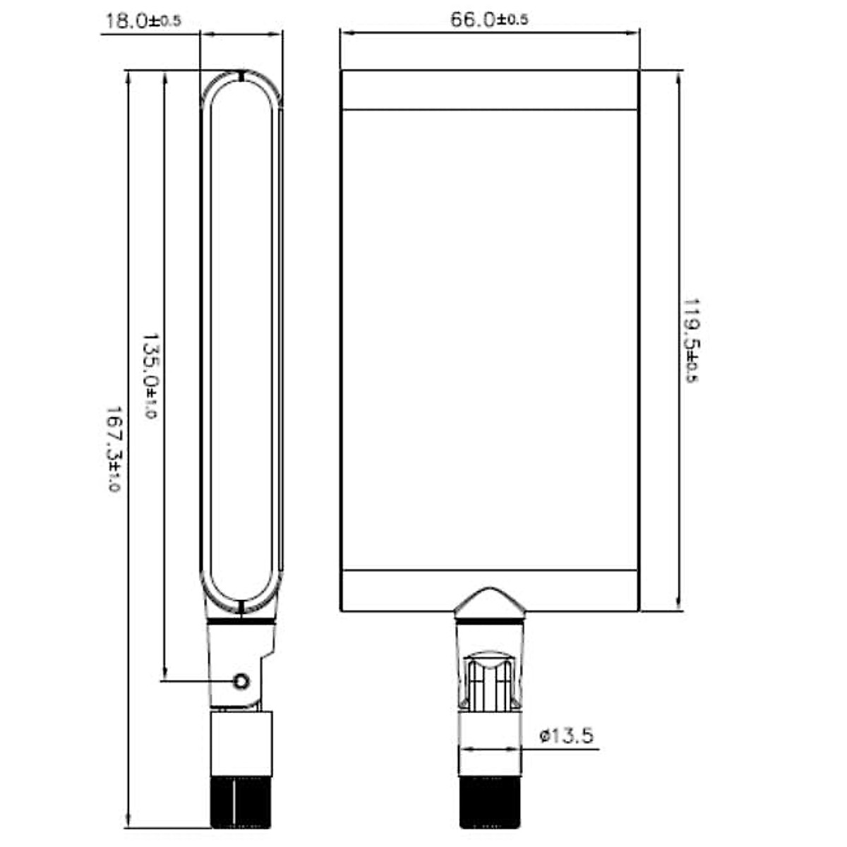 Alfa Network APA-M25 Dual Band 2.4GHz/5GHz 8 / 10dBi high gain Directional Indoor Panel Antenna with RP-SMA Connector (Compare to Asus WL-ANT-157)