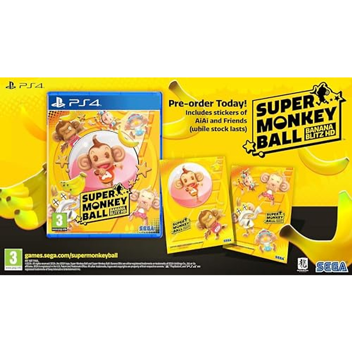 Super Monkey Ball Banana Blitz HD (PS4)