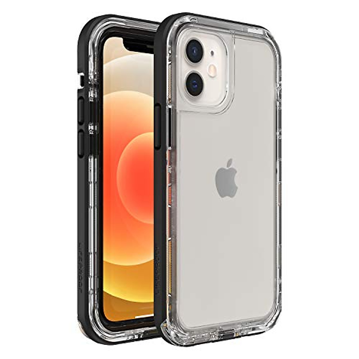 LifeProof for Apple iPhone 12 Mini, Slim DropProof, DustProof and Snowproof Case, Next Series, Clear/Black