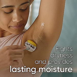 Gillette Venus Comfortglide with Olay Coconut Womens Razor Handle + Blade Refills, Silver, 2 Count