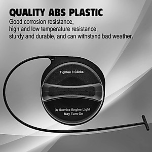 Gas Cap Fuel Cap Fuel Tank Cap Replacement for 2004-2011 Silverado 1500 2500 3500 Avalanche Tahoe Traverse,04-11 Yukon Yukon XL Sierra Replaces 20915842 GT330