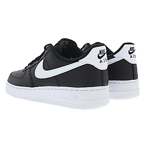 NIKE Men's Low-Top Sneakers Basketball Shoe, Black White, 9