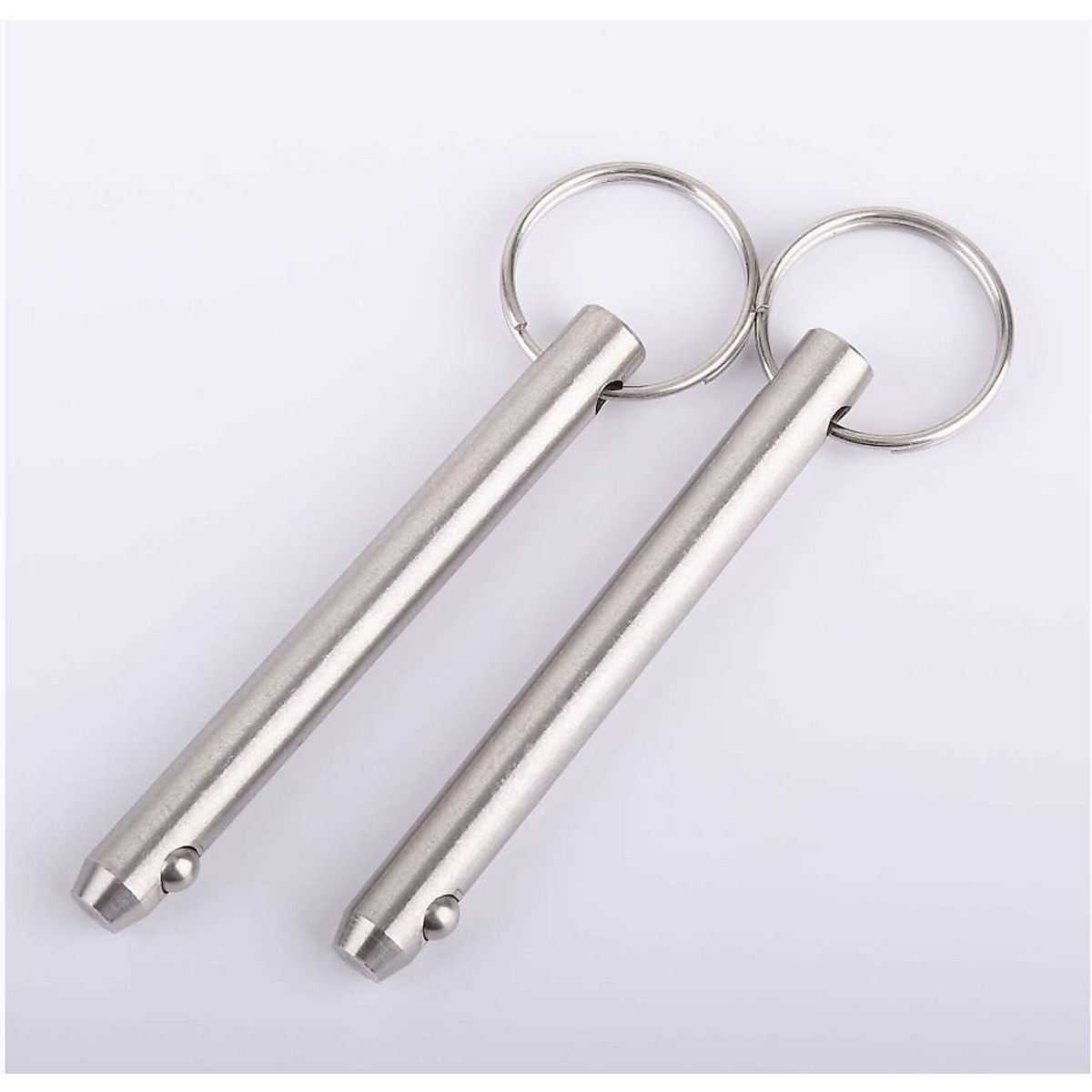 Total Gym Replacement Pair of 2 Hitch/Quick Release Pins fit Models XL, XLS, FIT, 2000, 3000, and Electra, Diameter 1/4" (6.4mm), Total Length 2.2" (56mm), Effective Length 1.9"(48mm)