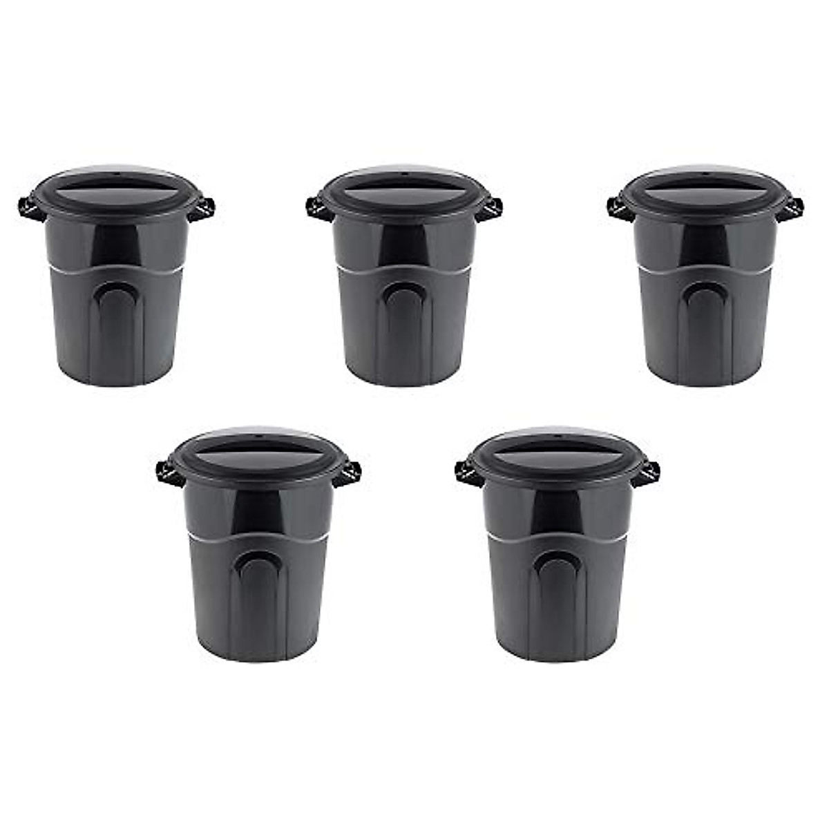 United Solutions 20 Gallon Outdoor Waste Garbage Bin (5 pack)