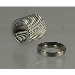 DB TAC 1/2 x 28 Thread Protector Aluminum 6061 T6 Silver Color 1/2-28 Thread