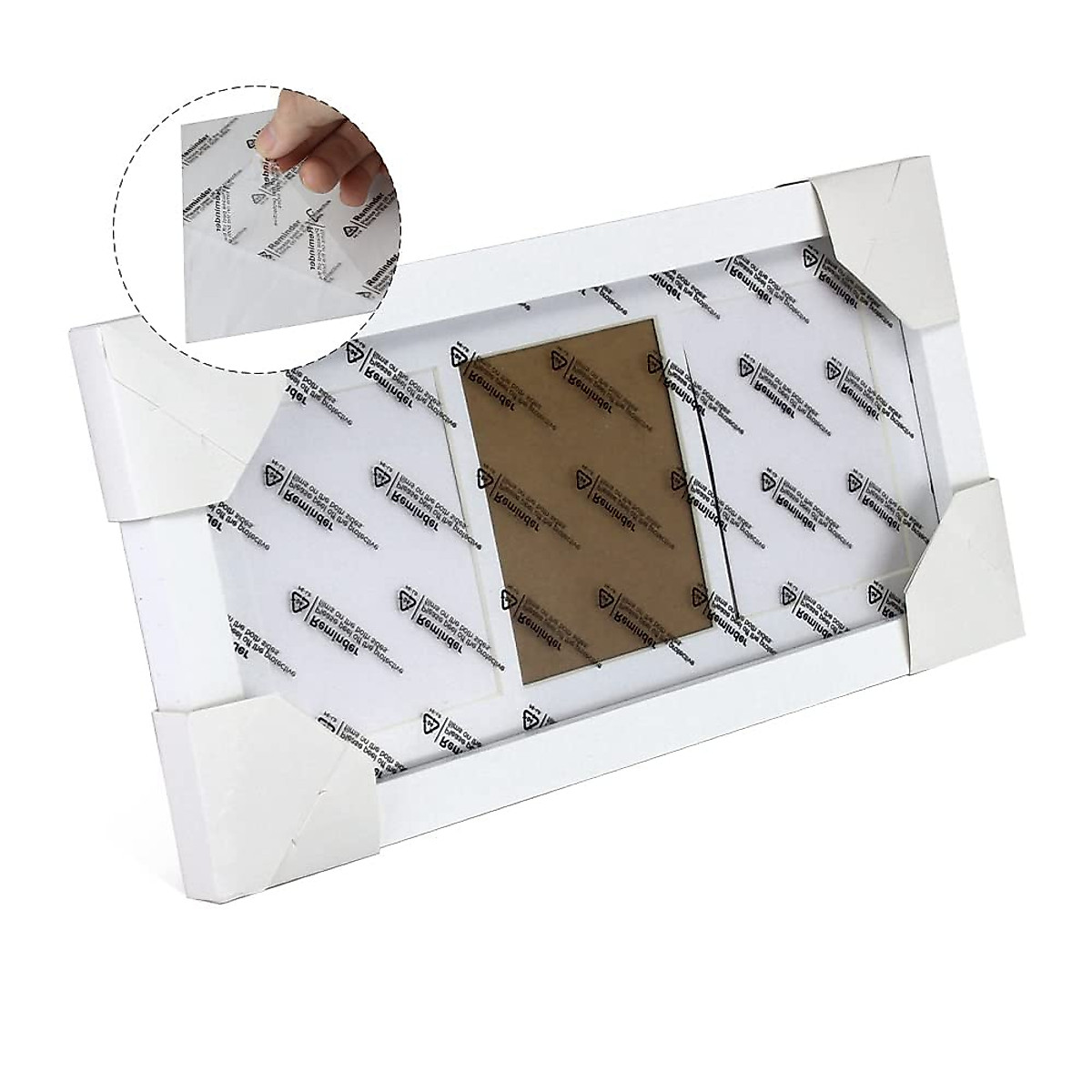 ASmileIndeep Baby Hand and Footprint Kit, New Born Baby Girls Gift, Registry, Baby Gifts, Newborn Keepsake Baby Handprint Kit, Baby Shower Gifts, Baby Milestone, Nursery Decor, Memories (White)