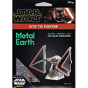 Fascinations Metal Earth Star Wars Rise of Skywalker Sith Tie Fighter 3D Metal Model Kit