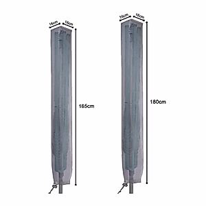 ZXINGCHI Clothes Drying Rack Cover Rotary Clothes Line Cover Outdoor Umbrella Washing Line Cover 600D Oxford Fabric Waterproof Windproof for All Rotary Dryer Washing Lines(Green,71x6x6inch)