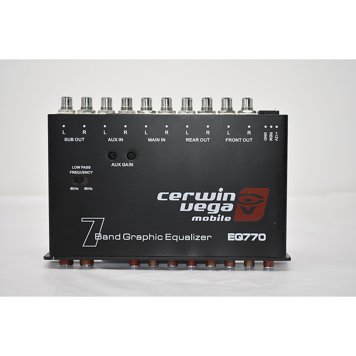Cerwin Vega EQ770 7-Band Parametric Equalizer with Auxiliary Input