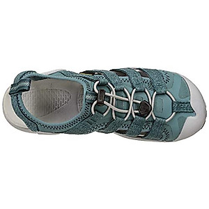 KEEN Women's Clearwater CNX Sport Sandal, Balsam/North Atlantic, 10