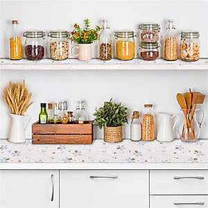 DwellAid Shelf Liner for Kitchen Cabinets 12in x10ft Non Adhesive Kitchen Drawer Liner, Waterproof Shelf Liner Durable Anti-Slip for Kitchen Cabinets Shelf Liners for Kitchen Cabinets