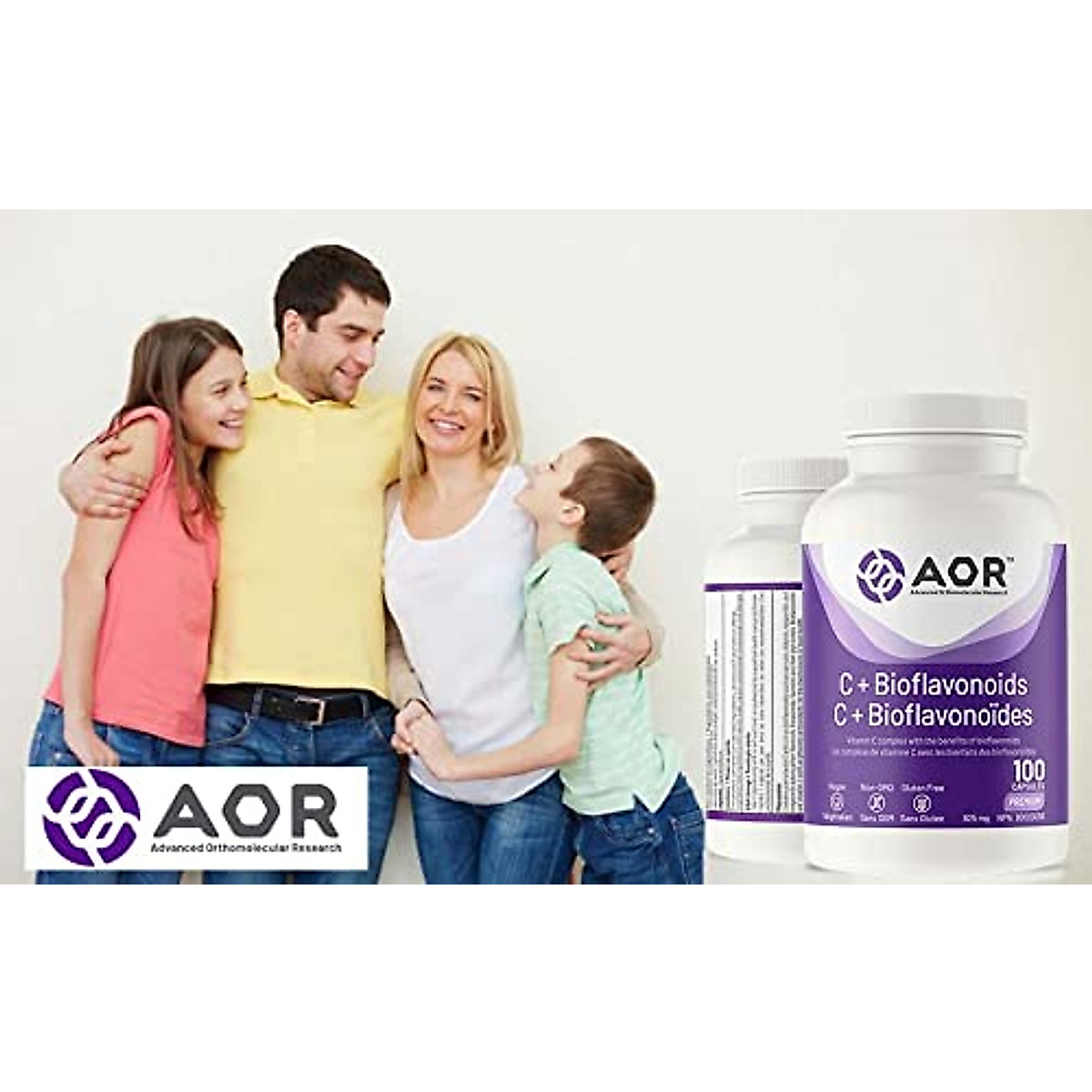 AOR C + Bioflavanoids 925mg, 100 CT