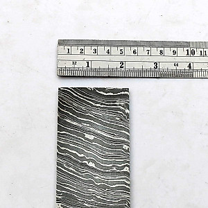 PAL 2000 HUNTING KNIVES Fire Strom Pattern Handmade Damascus Steel Bar Custom Damascus Steel Billet Blank Blade 15 x2 x5mm Sstn 9927