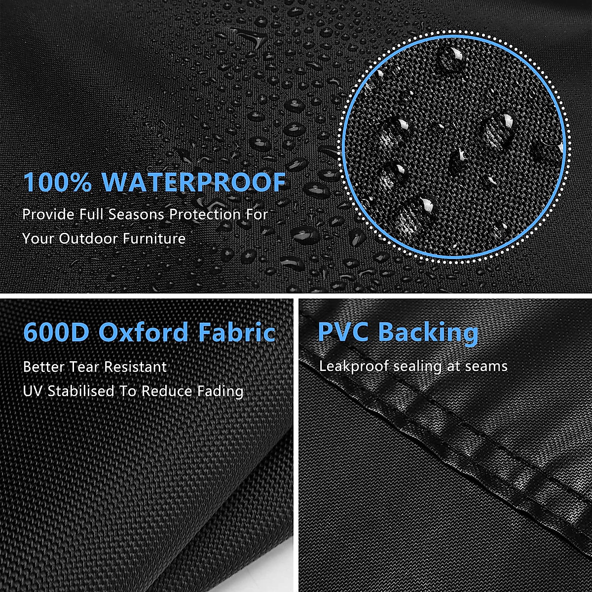 Carry Cover for Ooni Koda 12 Gas Pizza Oven, Kovshuiwe Outdoor Pizza Oven, Waterproof 600D Oxford Fabric, Pizza Oven Cover Accessories (25.2"x16.5"x6.7")