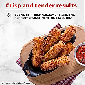 Instant Vortex Plus 10-Quart Air Fryer, From the Makers of Instant Pot, 7-in-10 Functions, with EvenCrisp Technology, App with over 100 Recipes, Stainless Steel