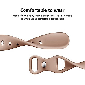 QRose 5 Pack Bands Compatible with Apple Watch 38mm 40mm 41mm 42mm 44mm 45mm 49mm, Slim Thin Narrow Replacement Silicone Sport Strap Wristbands for iWatch Series Ultra 8/7/6/5/4/3/2/1 SE Women Men