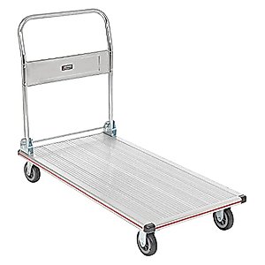Global Industrial Folding Platform Truck, Aluminum, 48 x 24, 600 Lb. Capacity