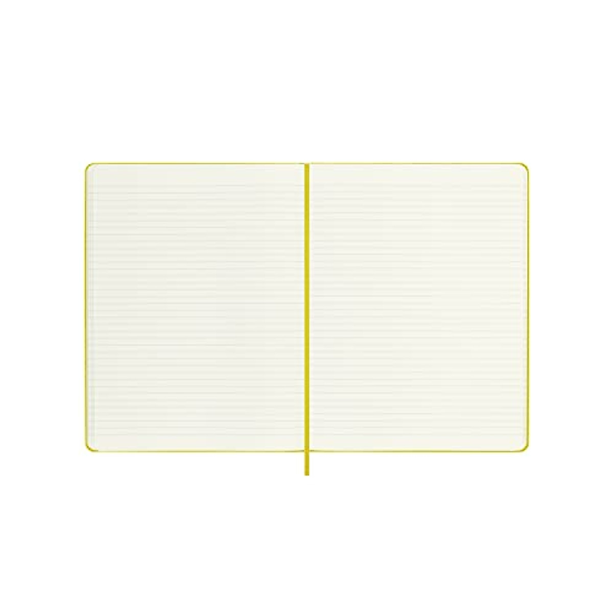 Moleskine Classic Notebook, Hard Cover, XL (7.5" x 9.5") Ruled/Lined, Hay Yellow (Silk), 192 Pages