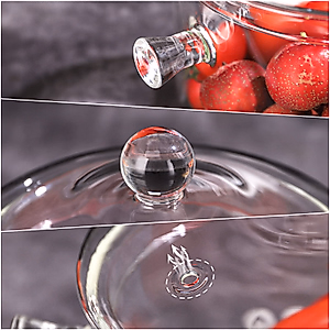 glass pots for cooking on stove - 2.0 Liter Glass Saucepan with Cover Simmer Pot Milk Pot, Heat-Resistant Glass Stovetop Pot and Sauce Pan for Soup, Pasta & Baby Food.