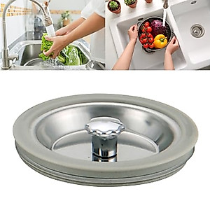 EAJORN 2 Pcs Kitchen Sink Plug Drain Stopper Bath Plug Sink Wash Basin Water Stopper for Bathtub Bathroom