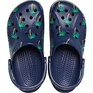 Crocs Unisex Men's and Women's Baya Graphic Clog, Tropical Palm Tree, Numeric_7 US