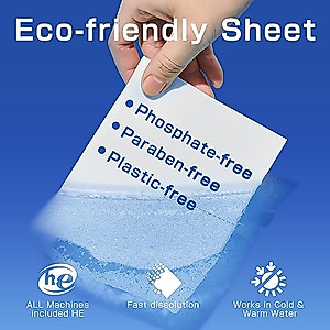 Soulink Laundry Detergent Sheets Up to 80 Loads, Eco Friendly Detergent Strips for Travel & Home - No Plastic Jug Soap sheets, Plant-based, Hypoallergenic. Safe for Sensitive Skin (Fresh Linen)