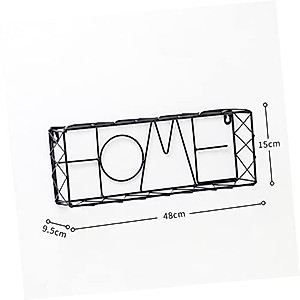 ORFOFE Jewelry Organizer Stand Shelves for Storage Wall Mounted Wall Mounted Hooks Wall Mounted Jewelry Organizer Kitchen Rack Metal Wire Basket Shelves Storage Rack Hook up Shelf Ledge