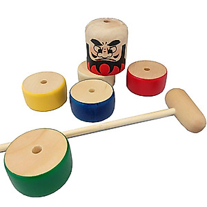Daruma Otoshi Japanese Traditional Toy (7inch)
