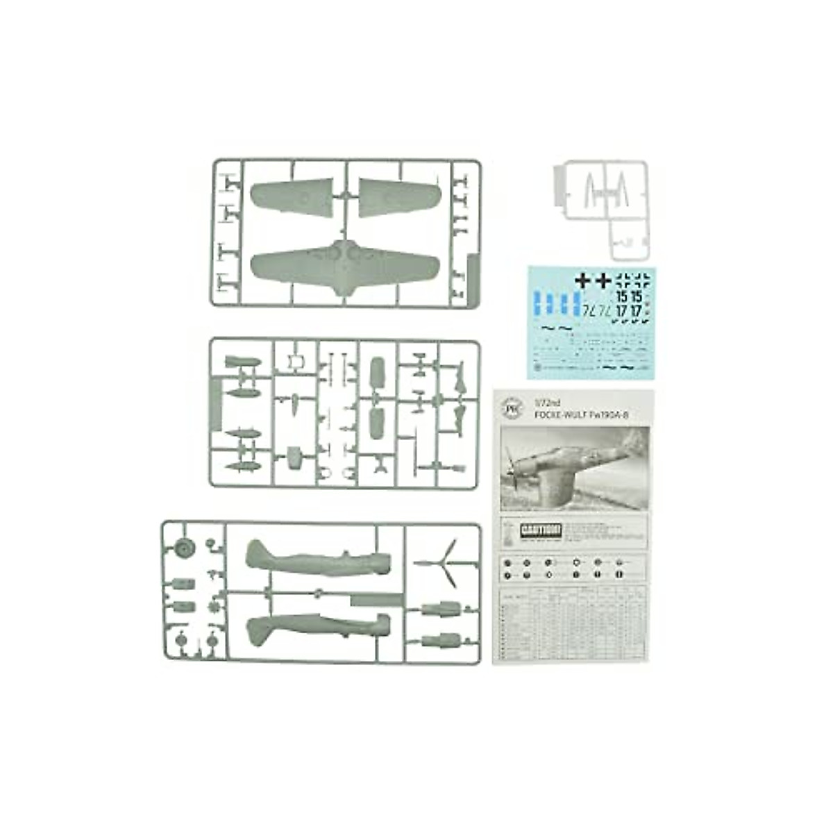 Premium Hobbies FW190A-8 "Focke Wulf" 1:72 Plastic Model Airplane Kit 134V