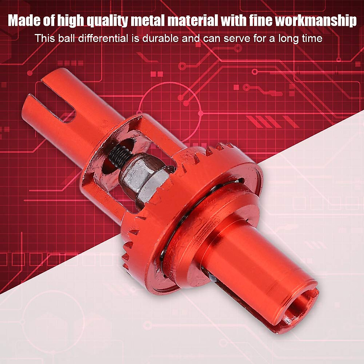 Dilwe RC Car Differential, Metal RC Car Differential Upgrade Replacement Accessories Fit for WLtoys 1/28 K989 K969 K979 K999 P929 P939 Remote Control Car Modeling Accessory