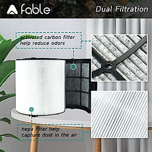 2 Pack TP06 Replacement Filter Compatible with Dyson TP06 TP04 HP04 HP06 TP07 HP07 HP09 TP09 TP08 PH01 PH02 PH03 360° Combi 2 in 1 HEPA+Carbon Filters,Black