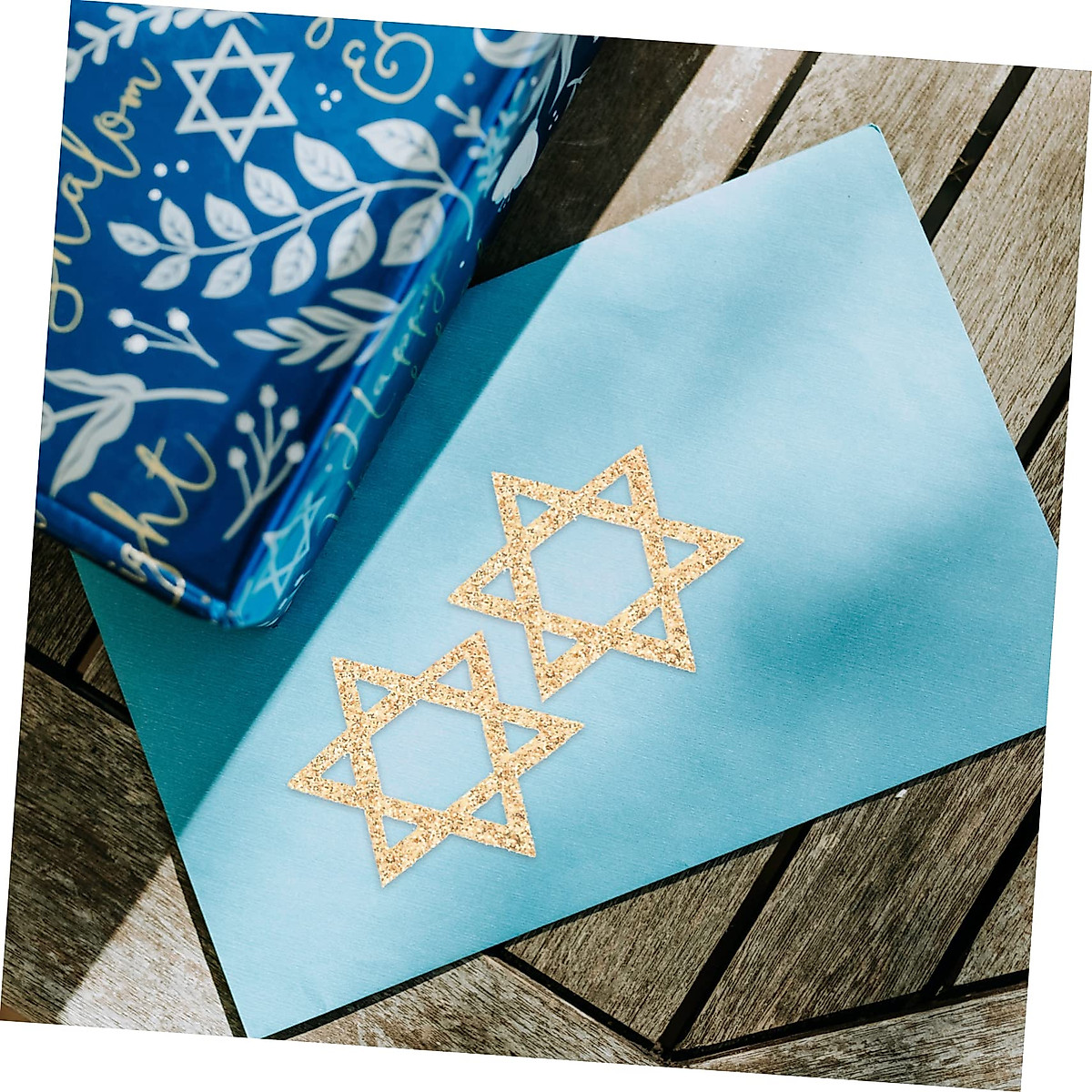 MERRYHAPY Unique Jewish Decorations for Hanukkah 50pcs Star Hanukkah Party Favor