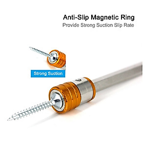 FURLOU Carbide Milling Cutter 10-Piece Phillips Bit Screwdriver Bit Hand Tool Non-Slip Electromagnetic Screwdriver Bit Set Screwdriver