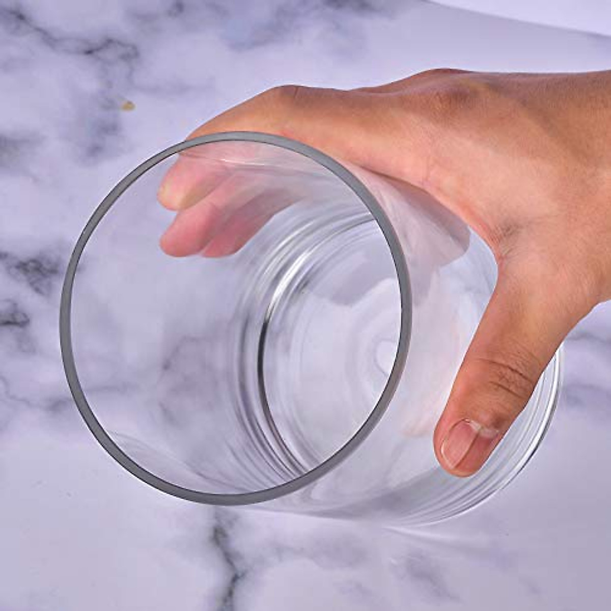 3 Pack Clear Glass Cylinder Vases, Table Flowers Vase,for Wedding Decorations and Formal Dinners (8 Inch)