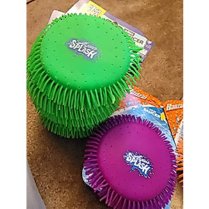 Banzai Green Aqua Saucer Pool Toy 5" Disk (Soak It and Throw It)