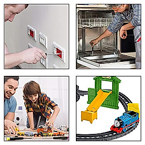 KALIM Triangle Head Screwdriver Set, 6 PCS Repair Insulation Set, Triangle Driver Set for Thomas McDonald's Toy, Suitable for Electronic Equipment Disassembly, Toy Repair, etc.(TA1.4-TA3.0)