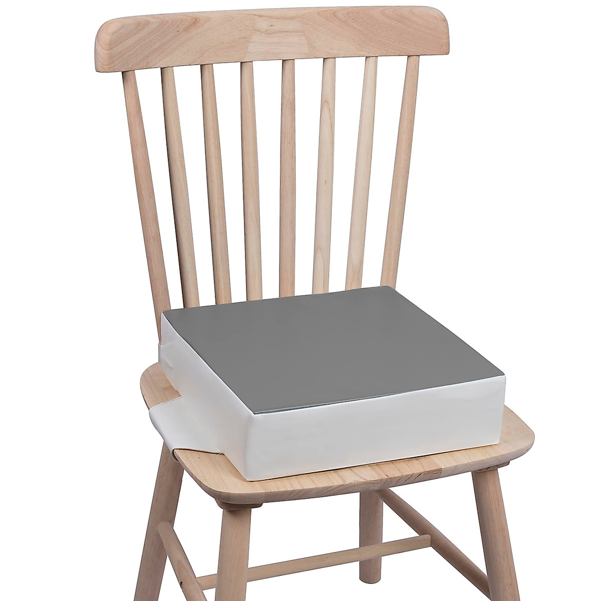 Toddler Booster Seat Dining, PU Washable 2 Straps Safety Buckle Kids Booster Seat for Dining Table, Portable Travel Increasing Cushion…