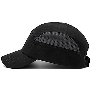 Pyramex Safety HP50011 HP500 Baseball Bump Cap, Black & Gray