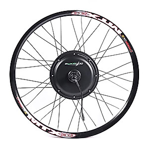 EBIKELING Waterproof Ebike Conversion Kit for Electric Bike 700C Rear Wheel Electric Bicycle Hub Motor Kit with Mountain Bike Rim 1500W 1200W 750W 500W Electric Bike Conversion Kit