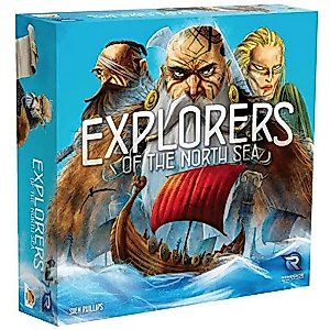 Renegade Game Studios Explorers of The North Sea Board Game, Ages 12+, 1-4 players, Viking strategy board game, Part of the North Sea Trilogy