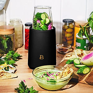 Beautiful Personal Blender, 12 Piece Set by Drew Barrymore (Black Sesame)