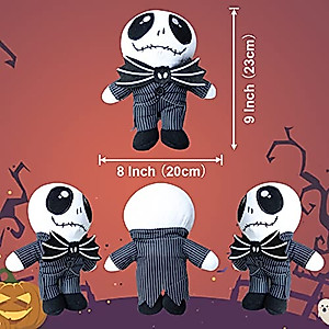 Jack Skellington Plush Doll,9''Before Christmas,Pumpkin King Plush Stuffed Toys for Children Fans,Gift for Birthday Christmas, New Year