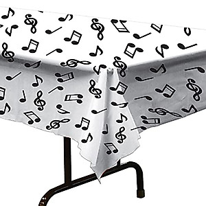 Musical Notes Tablecover Party Accessory (1 count) (1/Pkg)