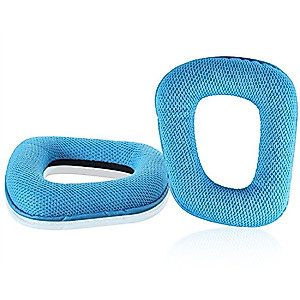 JARMOR Replacement Memory Foam Ear Cushion Pads Cover for Logitech G35 G930 G430 F450 Headphone ONLY (Blue)